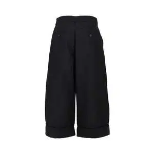 Jacquemus Cotton Poplin Pants - Black