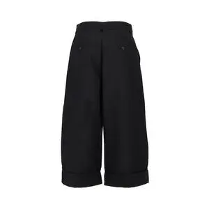 Jacquemus Cotton Poplin Pants - Black