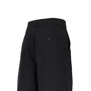 Jacquemus Cotton Poplin Pants - Black