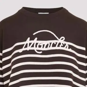 Moncler Striped Logo Knit Sweater - Multicolor