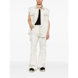 Rick Owens Denim Wide-leg Jeans