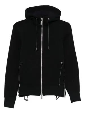 Sacai Cotton Zipped Hoodie - Multicolor