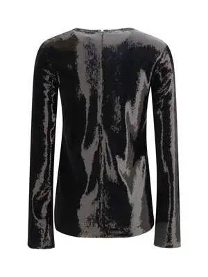 TOTEME Sequin Top - Black