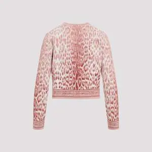 Roberto Cavalli Jaguar Print Cardigan