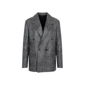 Bottega Veneta Printed Leather Jacket - Black