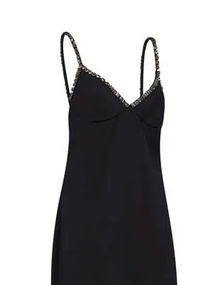 Stella McCartney Stretch Viscose Embellished Evening Dress - Multicolor