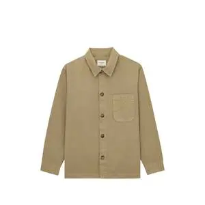 Saint Laurent Neutrals Jackets Shirt Jackets - Cream
