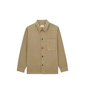 Saint Laurent Neutrals Jackets Shirt Jackets - Cream