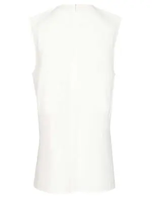 TOTEME Woven Stripe Top - White