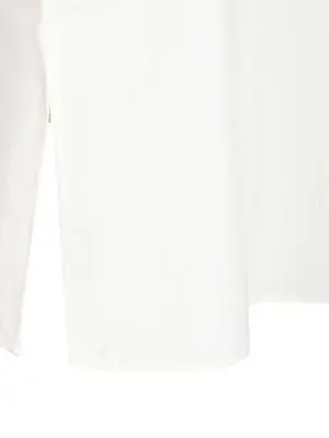 TOTEME Woven Stripe Top - White