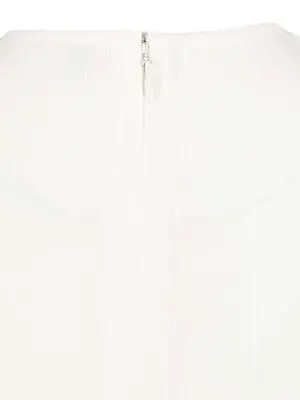 TOTEME Woven Stripe Top - White