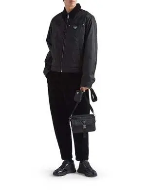 Prada Shoulder Bag In Re-nylon And Saffiano