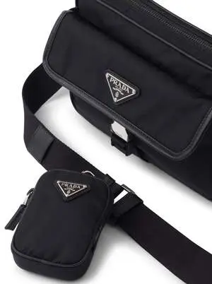 Prada Shoulder Bag In Re-nylon And Saffiano