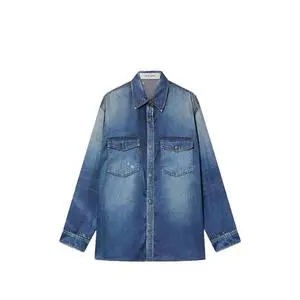 GOLDEN GOOSE Tops Shirts - Blue