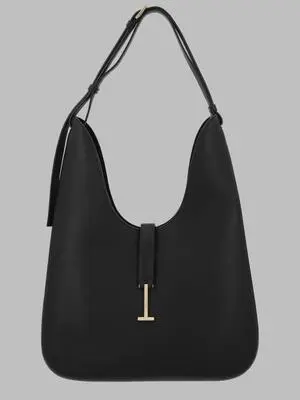 TOM FORD Leather Shoulder Bag - Black