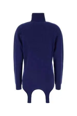 Saint Laurent Cashmere Turtleneck Sweater - Blue