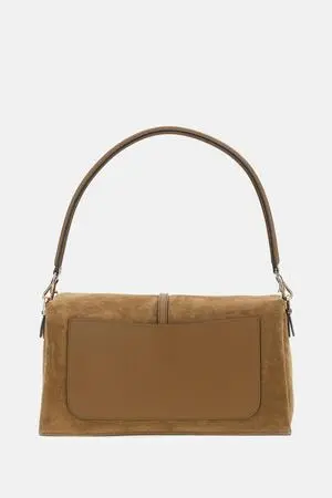 TOD'S Suede T Timeless Small Flap Bag - Multicolor