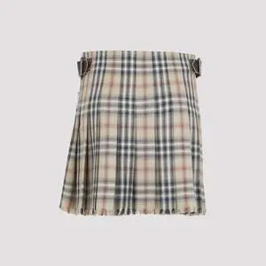 Burberry Check Wool Mini Kilt