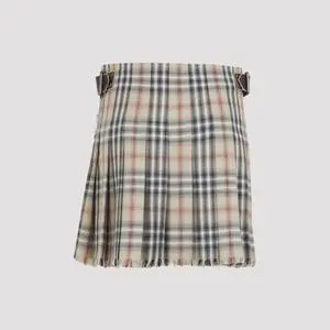 Burberry Check Wool Mini Kilt