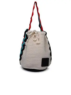 JIL SANDER White Fabric Bag - Cream