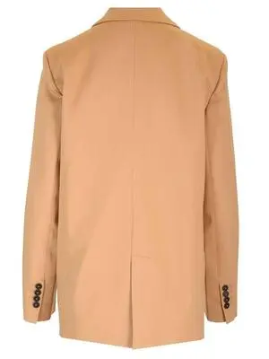 FORTE_FORTE Viscose Wool Chic Twill Jacket - Cream