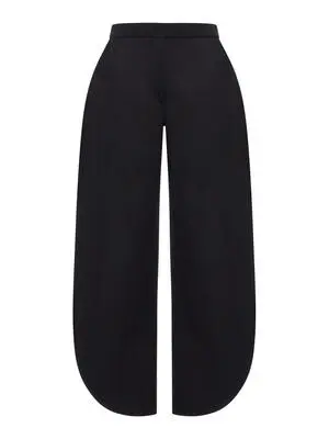 Alaïa Petal Wool Trousers - Black