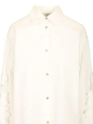 FORTE_FORTE Embroidered Poplin Shirt