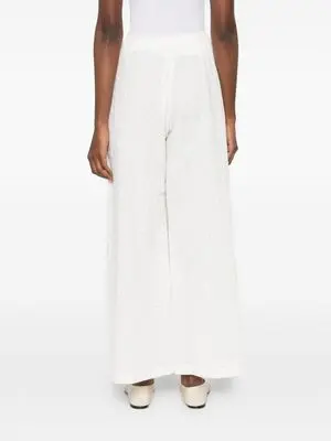 FORTE_FORTE Embroidered Cotton Trousers