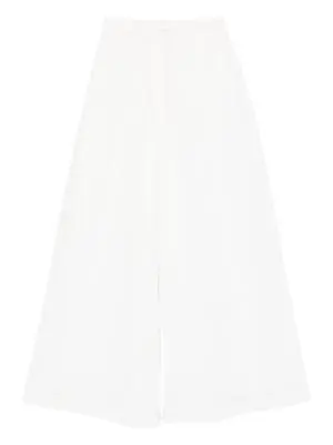 FORTE_FORTE Embroidered Cotton Trousers - Multicolor