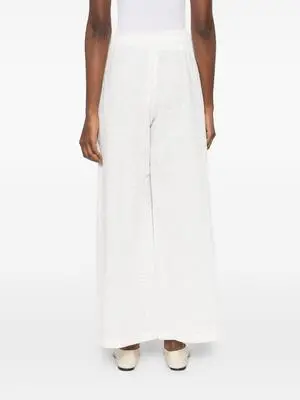 FORTE_FORTE Embroidered Cotton Trousers - Multicolor