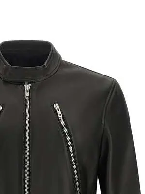 MAISON MARGIELA 5-zip' Leather Jacket