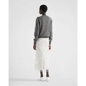Prada Wool And Cashmere Crew-neck Sweater