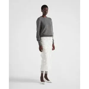 Prada Wool And Cashmere Crew-neck Sweater