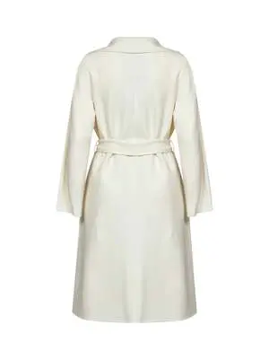 Max Mara Butter Mstcles Long Wrap Coat