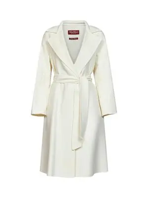 Max Mara Long Wrap Coat - Multicolor