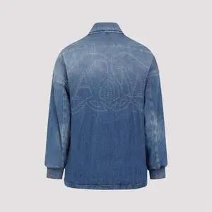 Alexander McQueen Quilted Denim Shirt