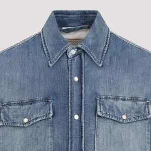 Alexander McQueen Quilted Denim Shirt