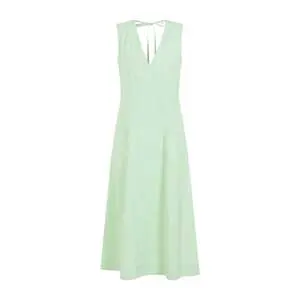 Bottega Veneta Compact Cotton Midi Dress - Green