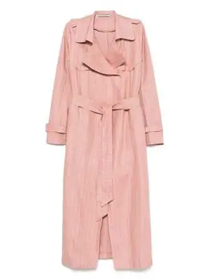 Tagliatore Carola Long Trench Coat - Multicolor