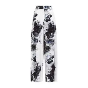 Alexander McQueen Silk Pants - Blue