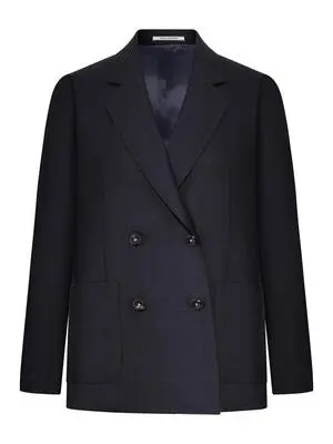 Tagliatore Paris Double-breasted Tailored Blazer - Blue
