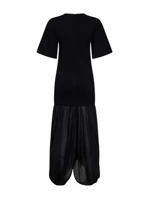 TOTEME Black Cocoon Tee Dress