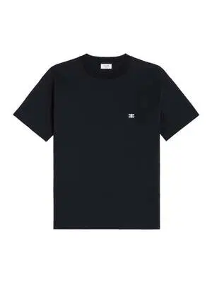 Celine Loose Triomphe Cotton Jersey T-shirt - Multicolor