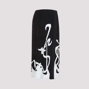 LANVIN Pleated Long Skirt