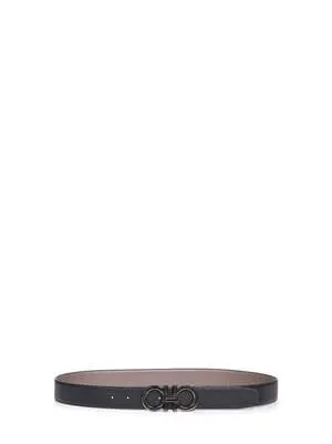 FERRAGAMO Two-tone Gancini Reversible Belt
