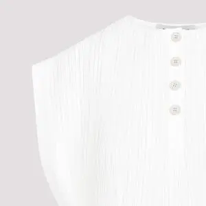 LANVIN Sleeveless Pleated Midi Dress