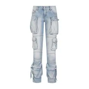Attico Essie Long Pants - Blue