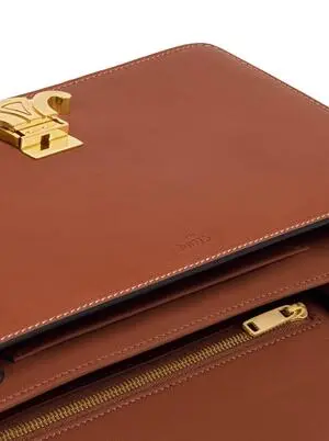 Celine Medium Triomphe Folio Bag In Calfskin
