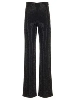 Roland Mouret Embellished Boot Cut Trousers - Black