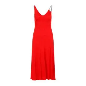 LANVIN Sleeveless A-line Midi Dress - Red